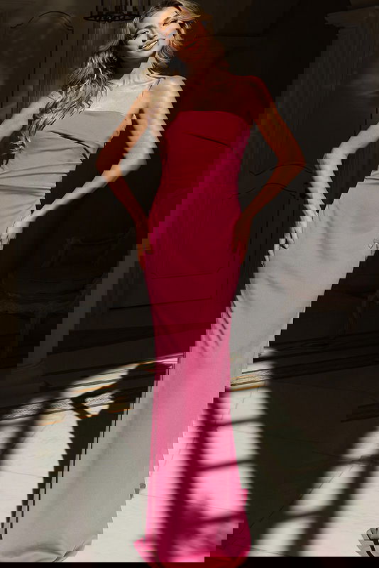 Strapless Fitted Column Gown 50280 | Jovani